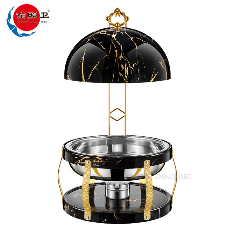 Stainless Steel Gold Chafing Dish Wholesale 4.5-9L | Dongzhaowei Buffet Equipment